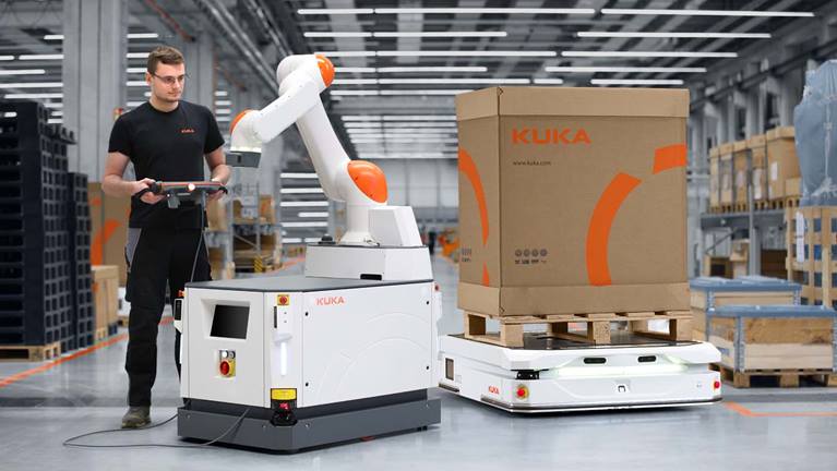 KMP 1500P: safe AMR platform, load capacity 1.5 tons | KUKA China