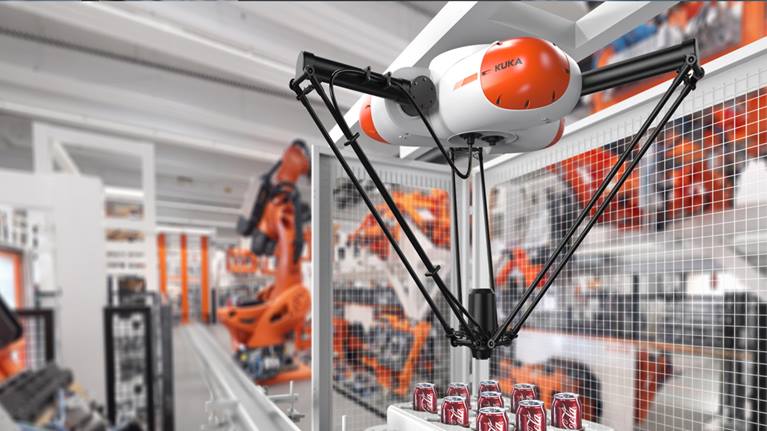 高速并联机器人运动系统：新型 Delta 机器人 | KUKA AG